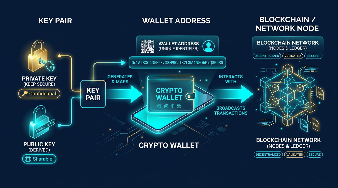 What Is a Crypto Wallet? Keys, Addresses, and How It Works